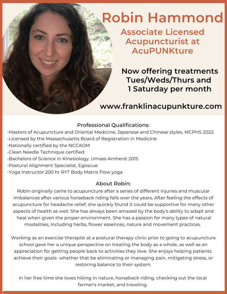 Meet our Acupuncturists: Now Accepting New Patients! – AcuPUNKture